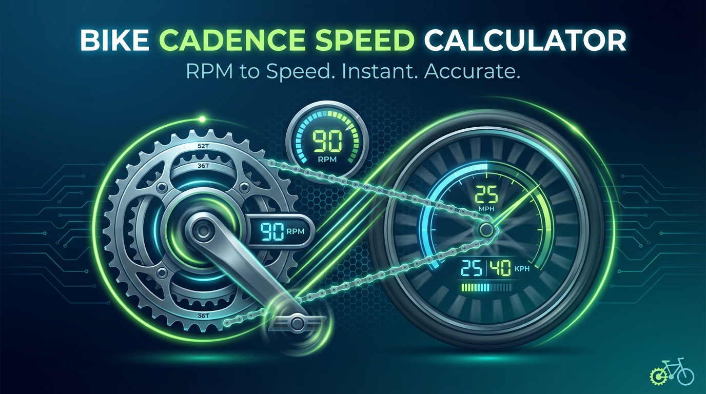 Bike Cadence to Speed Calculator – RPM to MPH/KPH | Dyutam
