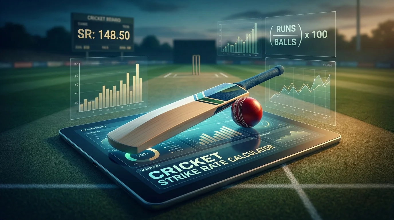 Cricket Strike Rate Calculator - Advanced Batting Analysis | Dyutam
