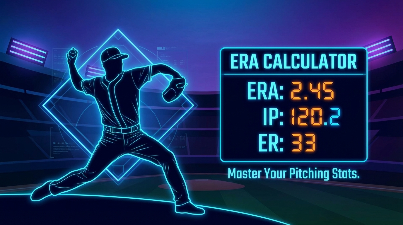 ERA Calculator – Earned Run Average Formula & Stats | Dyutam