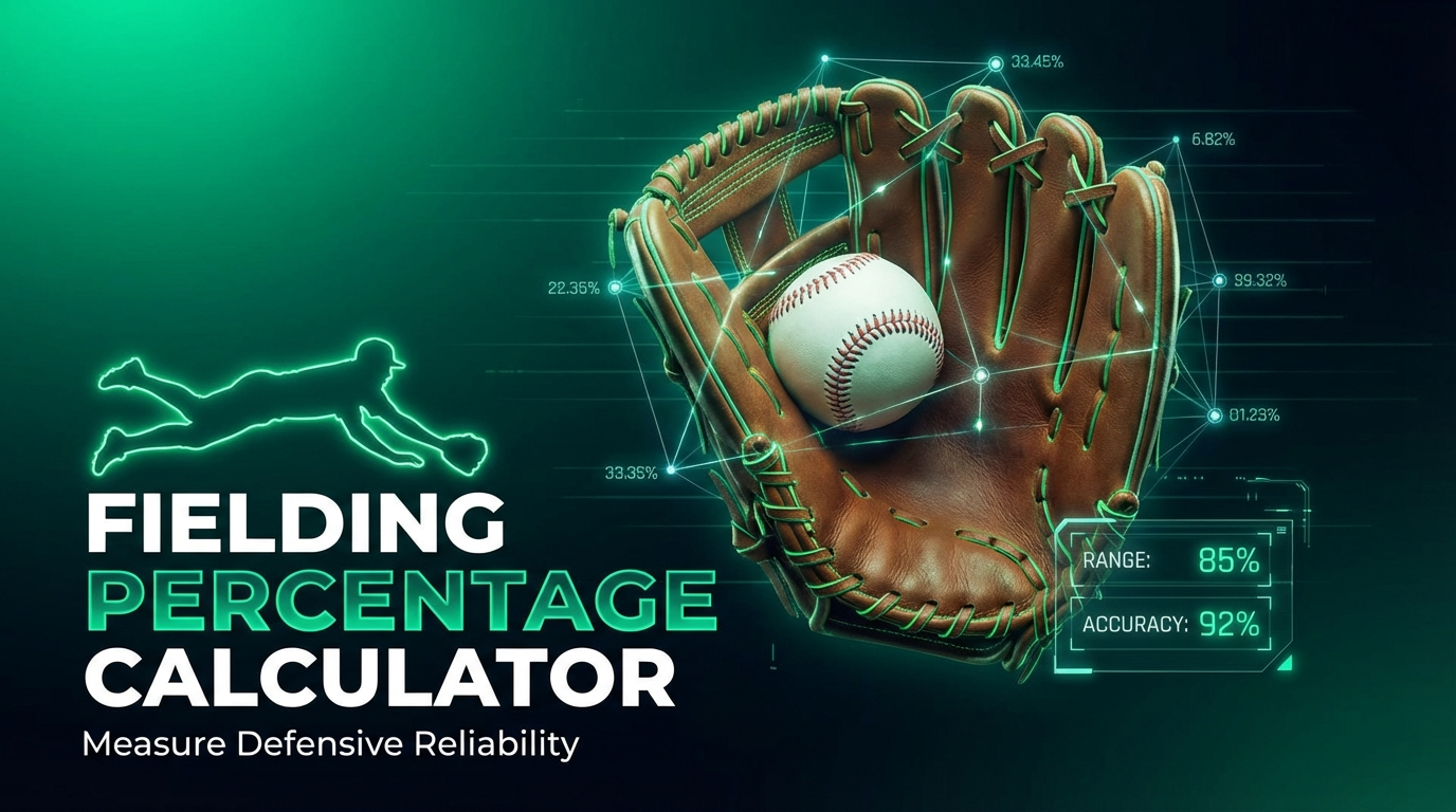 Fielding Percentage Calculator – FPCT Formula & Stats | Dyutam