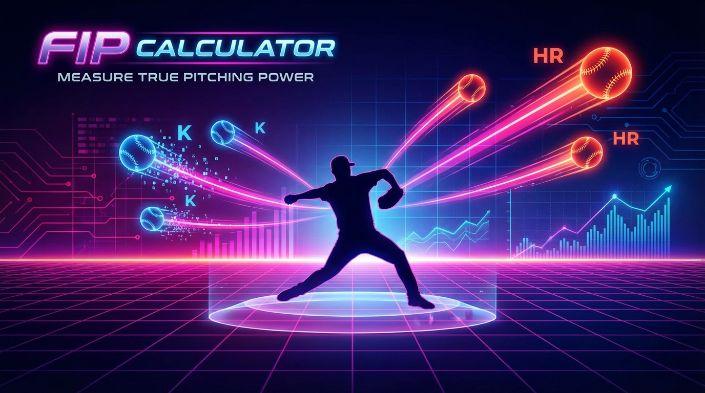 FIP Calculator – Fielding Independent Pitching Formula | Dyutam