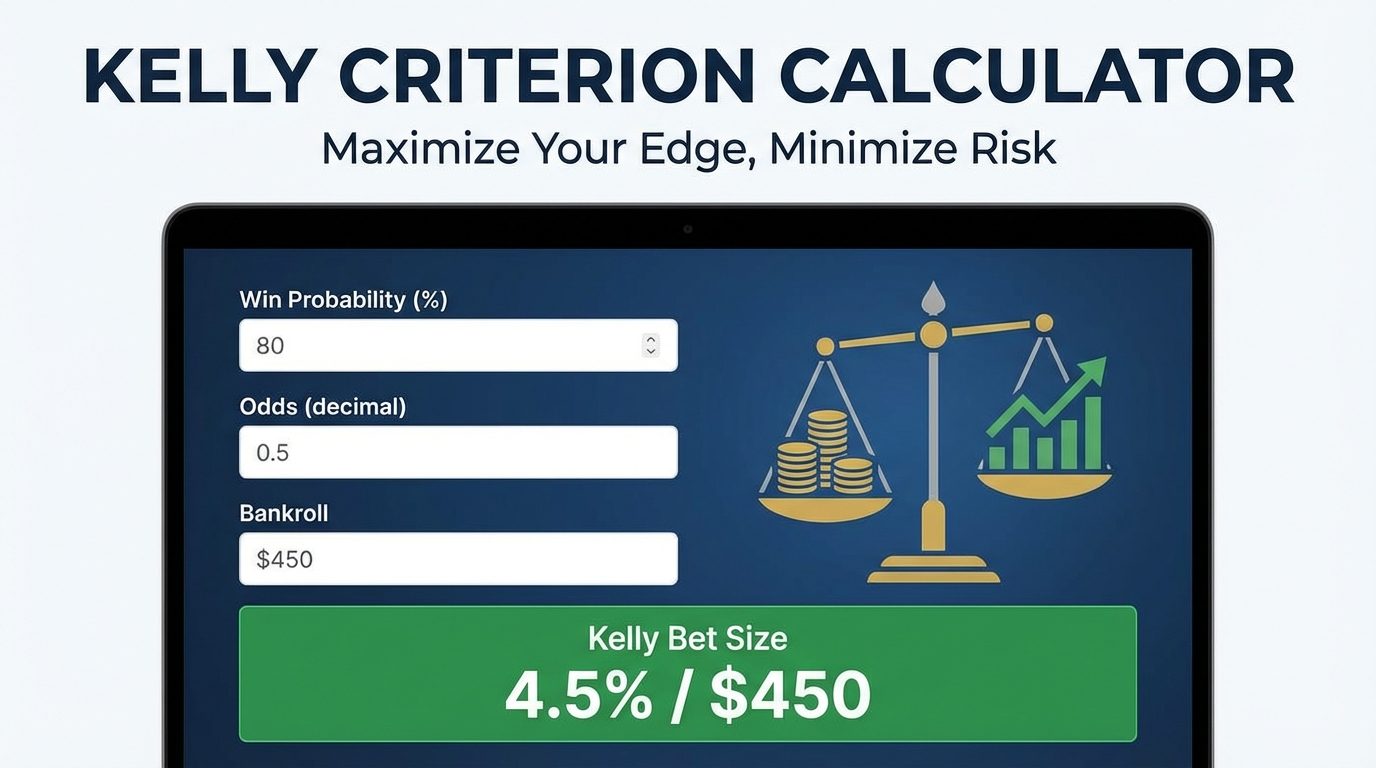 Kelly Criterion Calculator - Optimal Bet Sizing | Dyutam