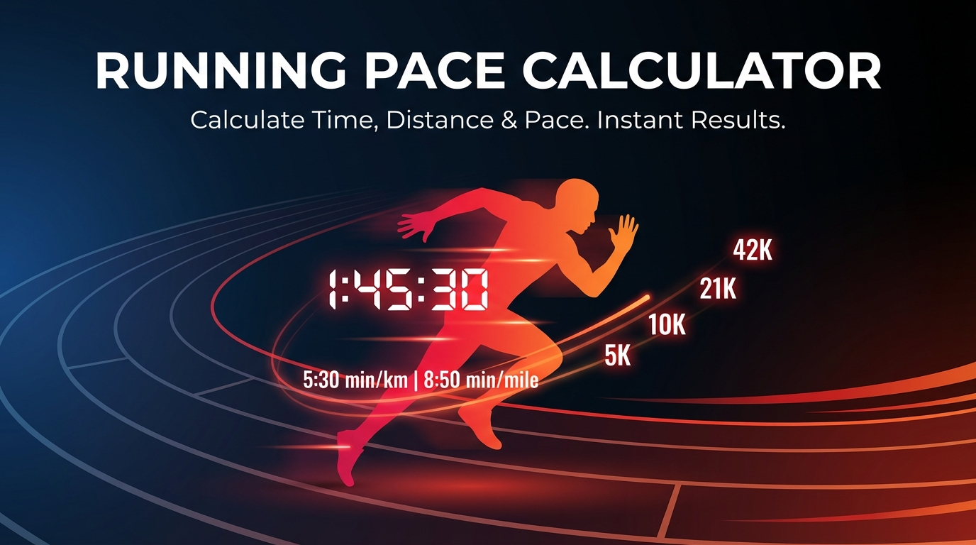 Running Pace Calculator - Time, Distance & Pace | Dyutam