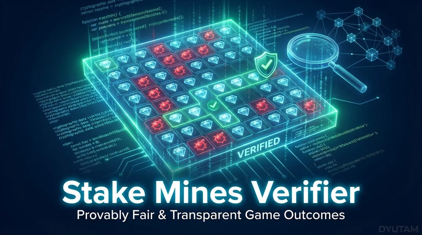 Stake Mines Verifier - Verify Stake.com & Stake.us Mines | Dyutam