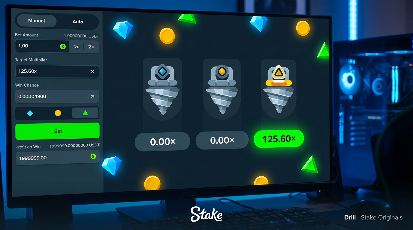 Stake Drill Game Guide: How to Play & Win Up to 2,000,000x
